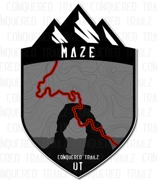 "Maze" Trail Badge / Conquered Trailz