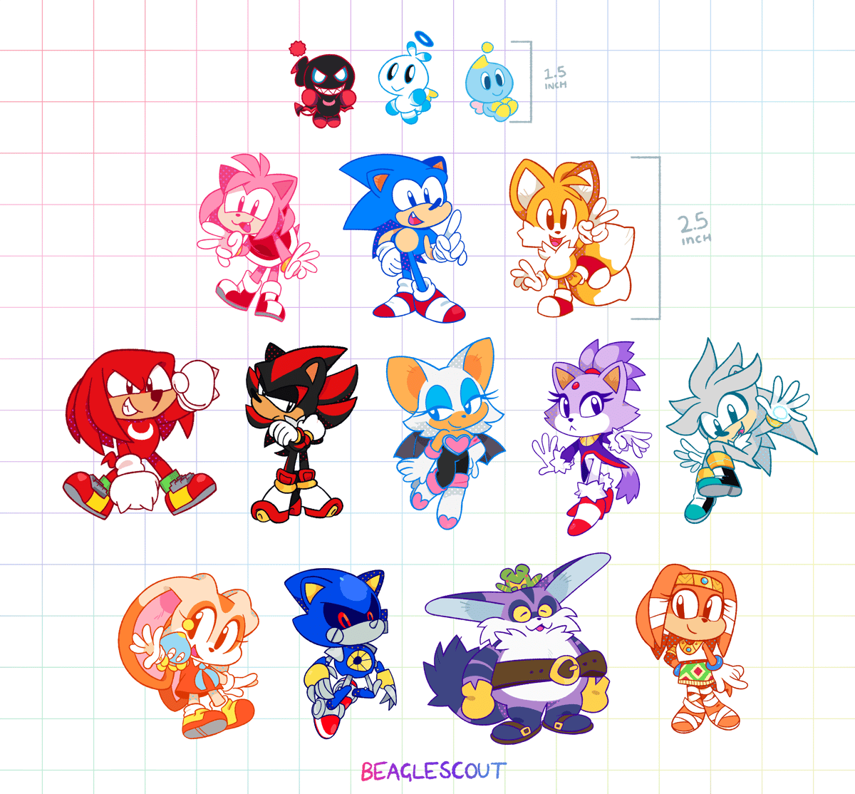 *NEW* SONIC charms - PREORDER | beaglescout