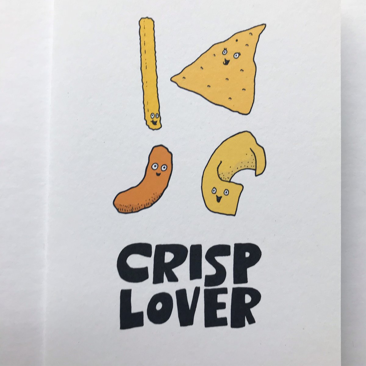 CRISP LOVER CARD BY FINGSMCR | The Manchester Bee Company
