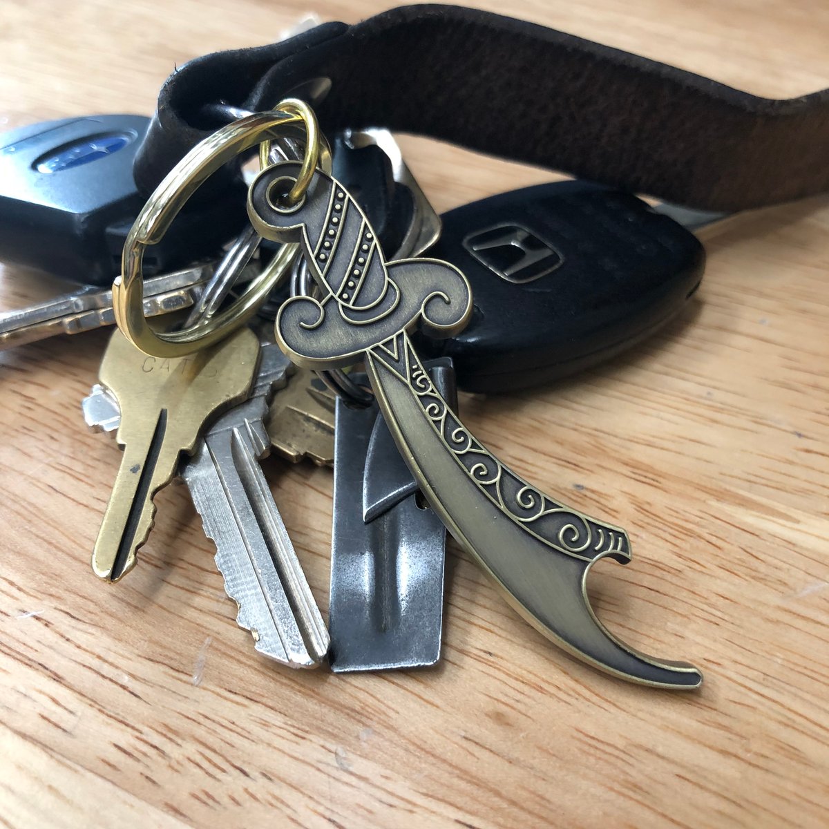 DAGGER keychain bottle opener / WHO, ME?! NOVELTY CO.