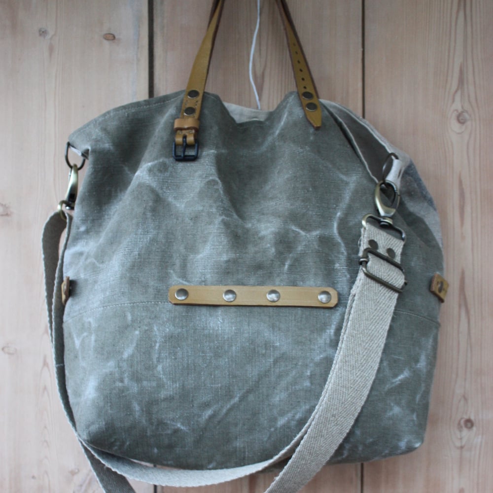 Sac Poste France & Military. (Moutarde) / Le Grenier de Ninon