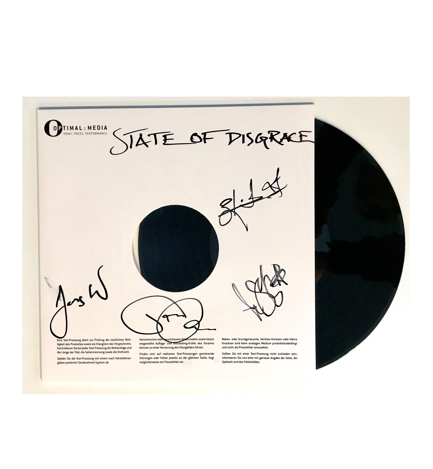 Corroded - State of Disgrace (Signed LP Test Pressing) / Despotz Records