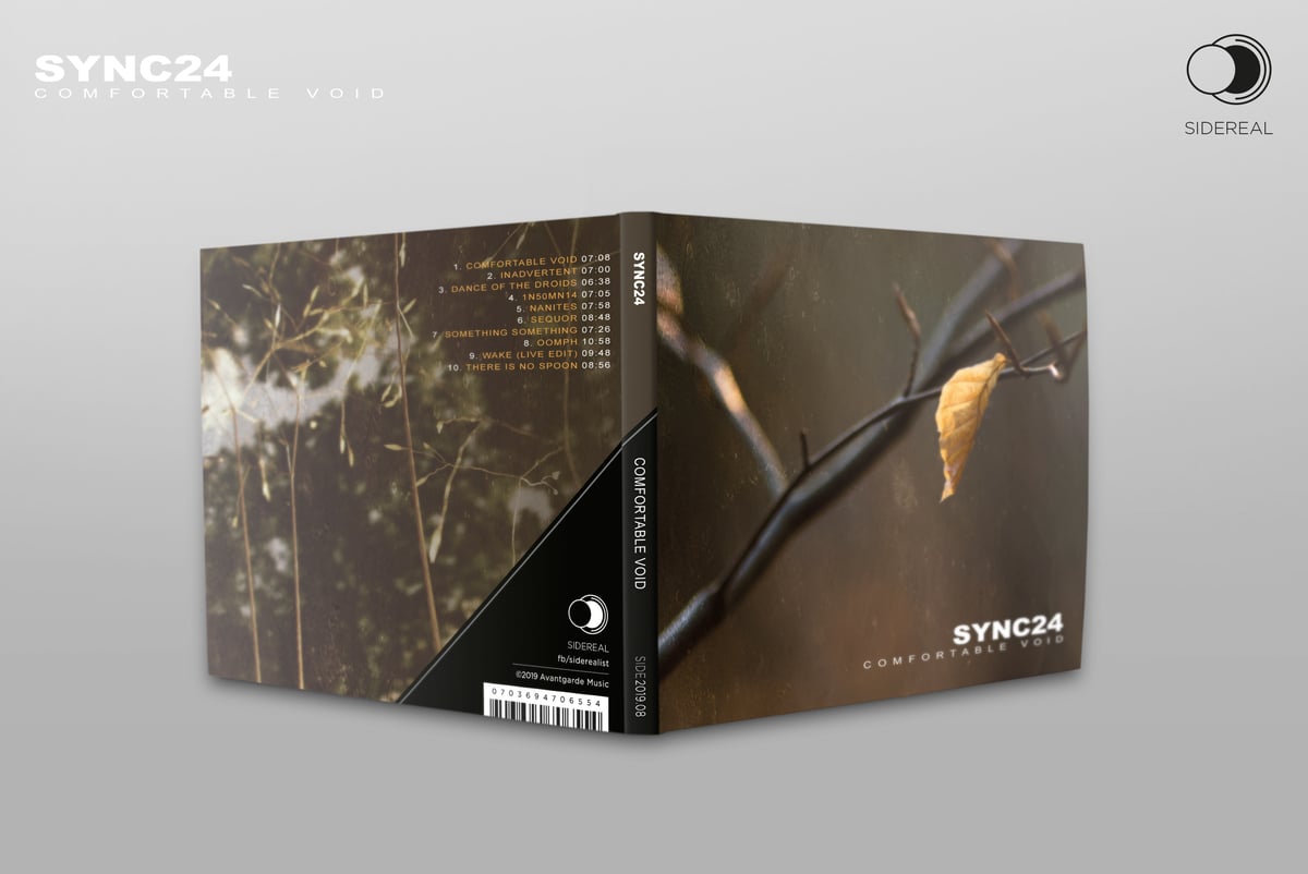 Sync24 'Comfortable Void' digipack CD | sidereal