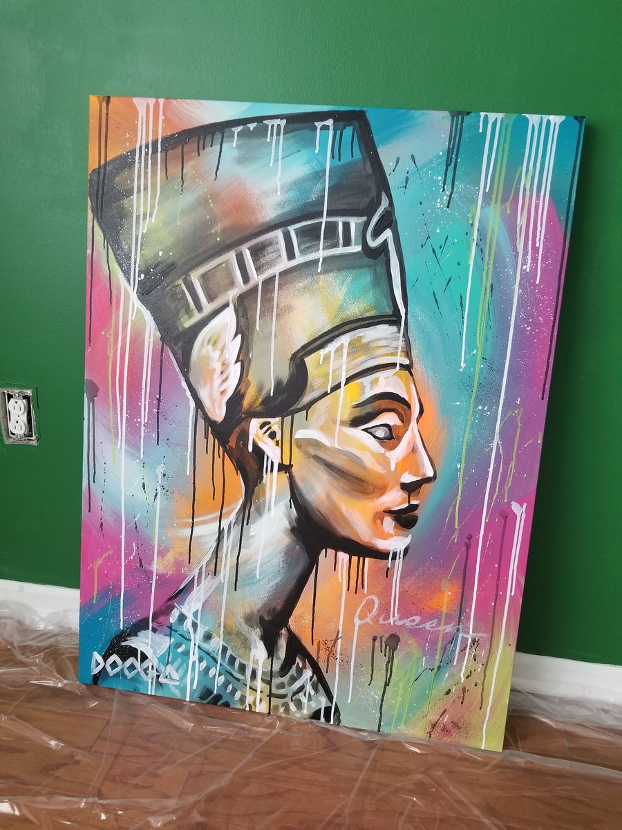 Nefertiti 2 - Canvas Print | DOOGA ART LLC