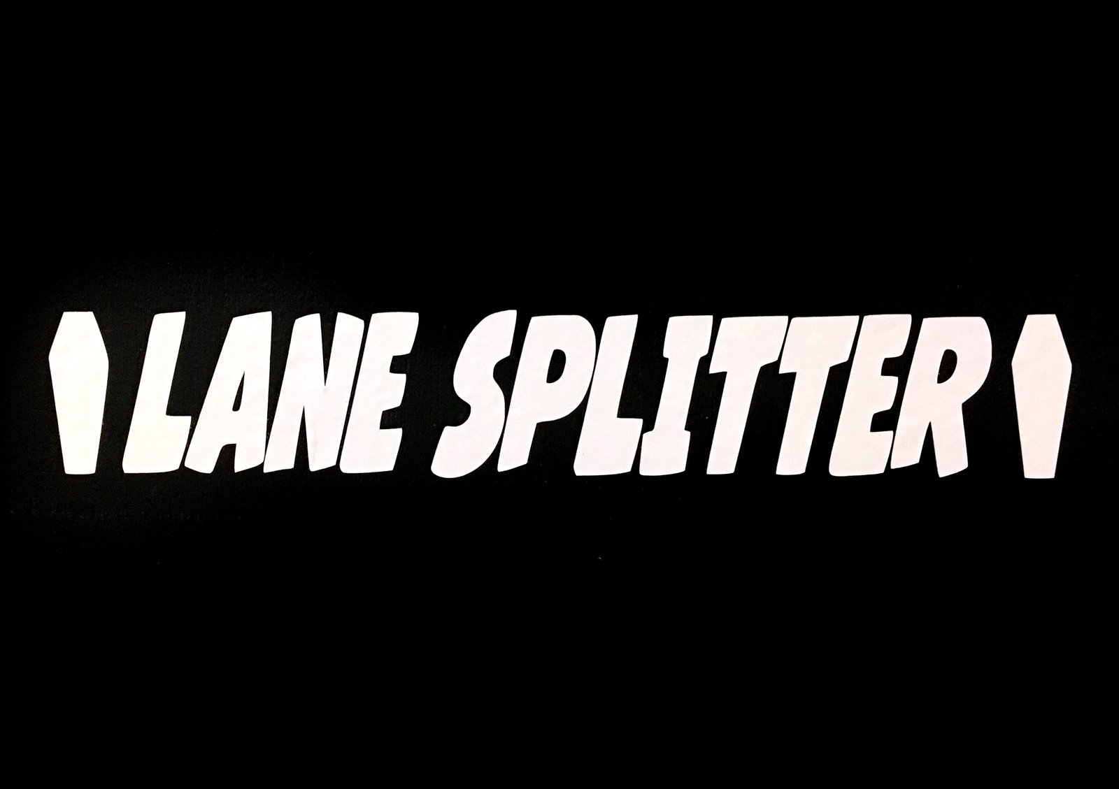 Lane Splitter coffin swingarm decal set / Lane Splitter