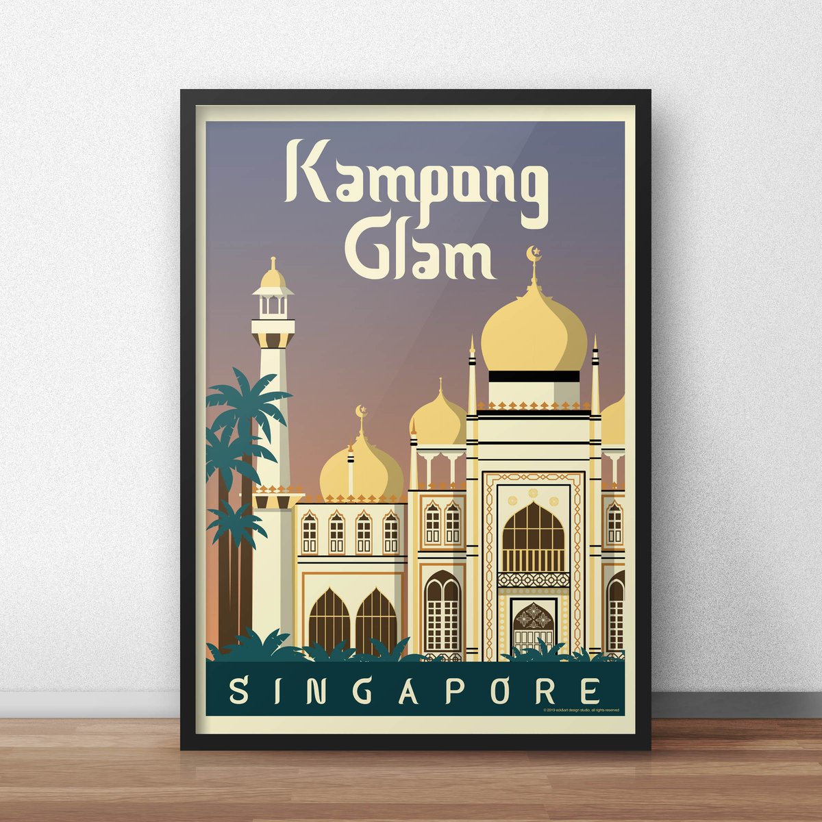 eck&art designs | Kampong Glam Poster