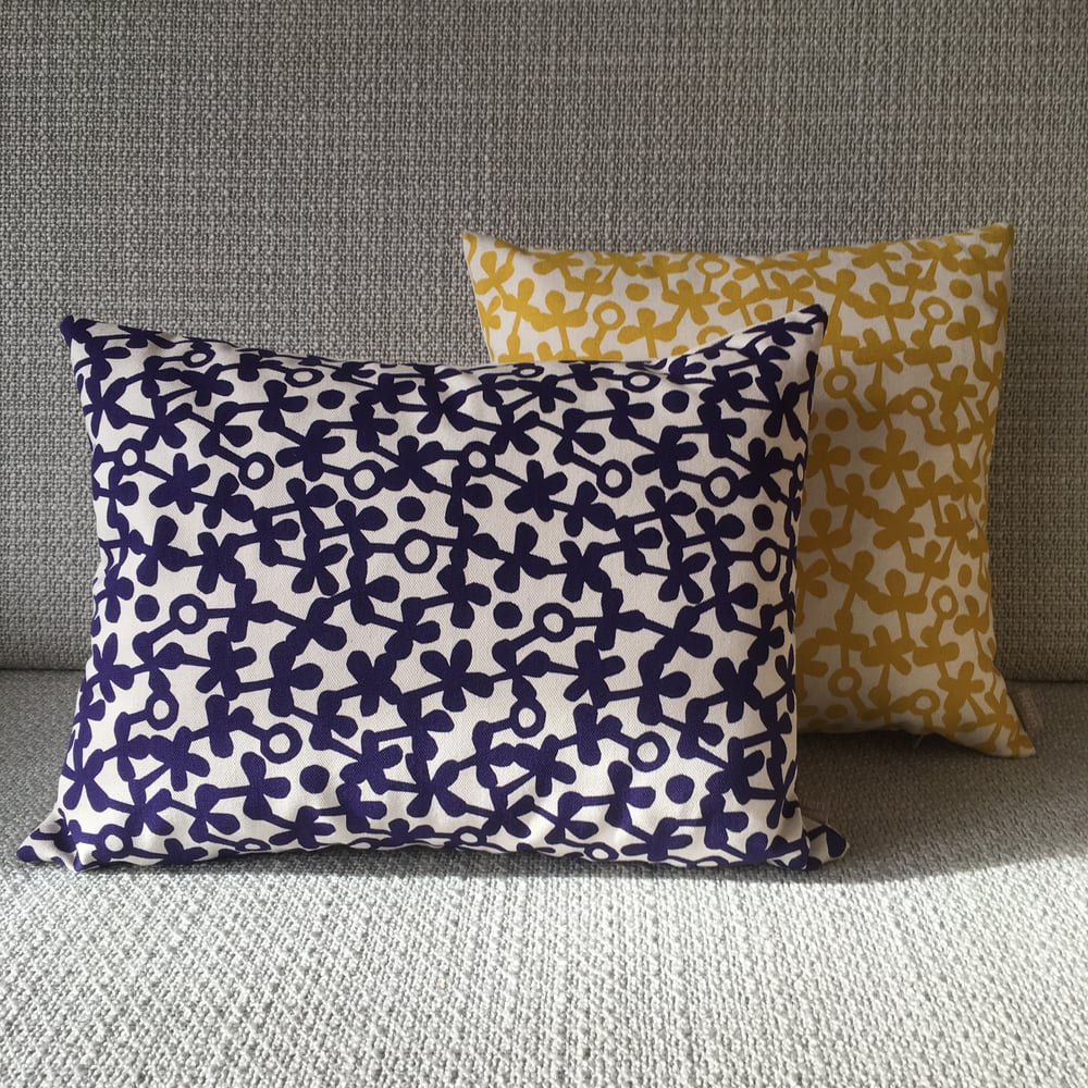 Small Square Clover Cushion | Helen Rawlinson Design