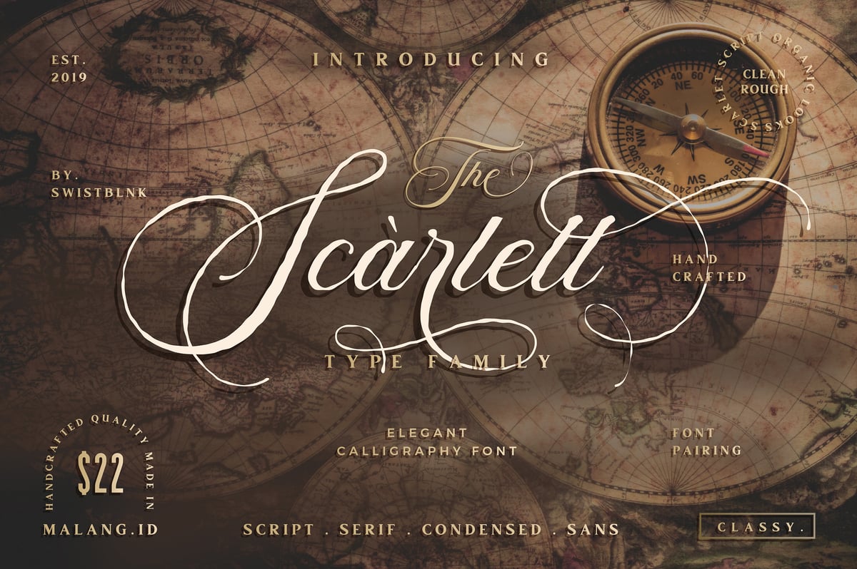 S A N S A N D S O N S | Scarlett Font Bundle