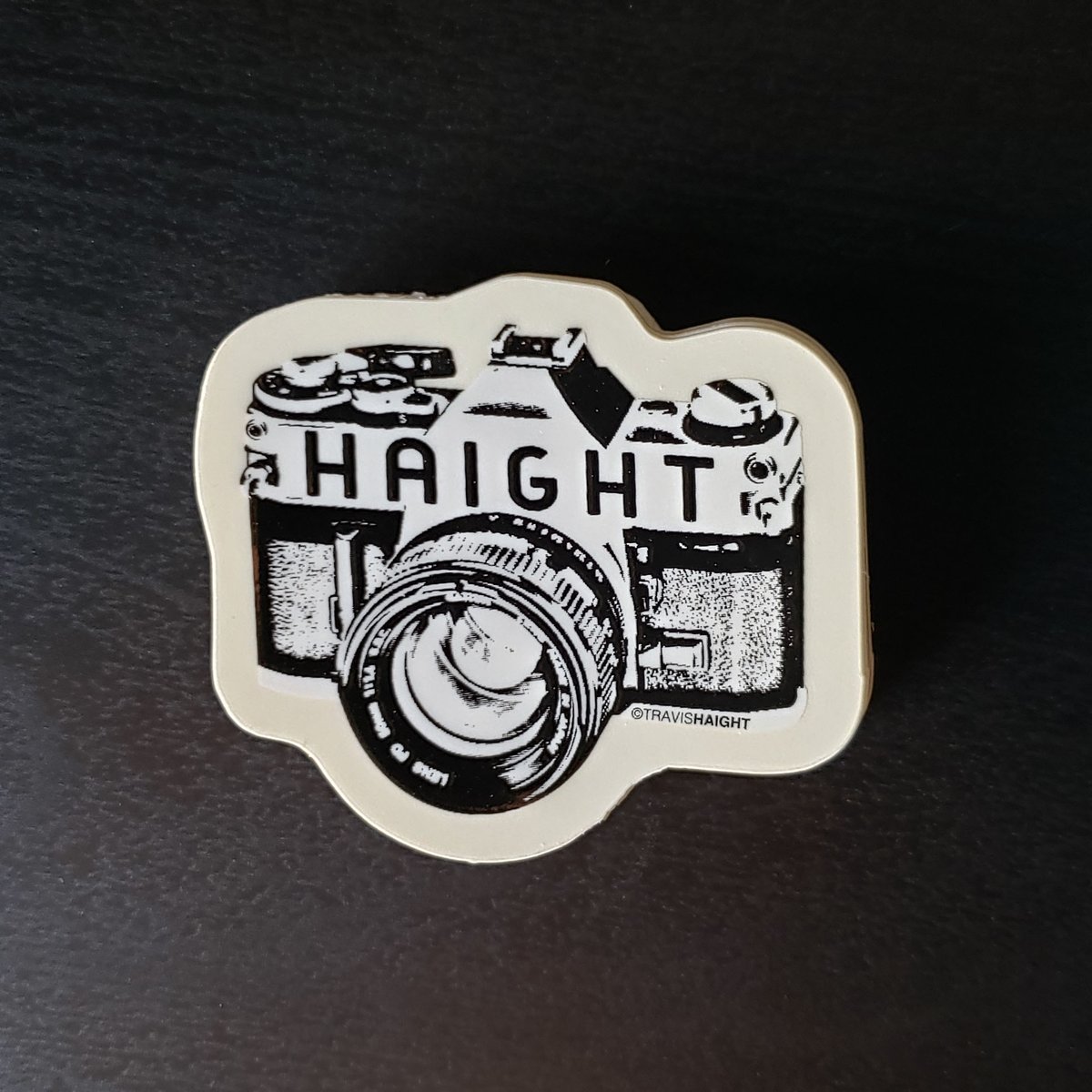 "Haight Camera Logo" Sticker | Recipeforhaight