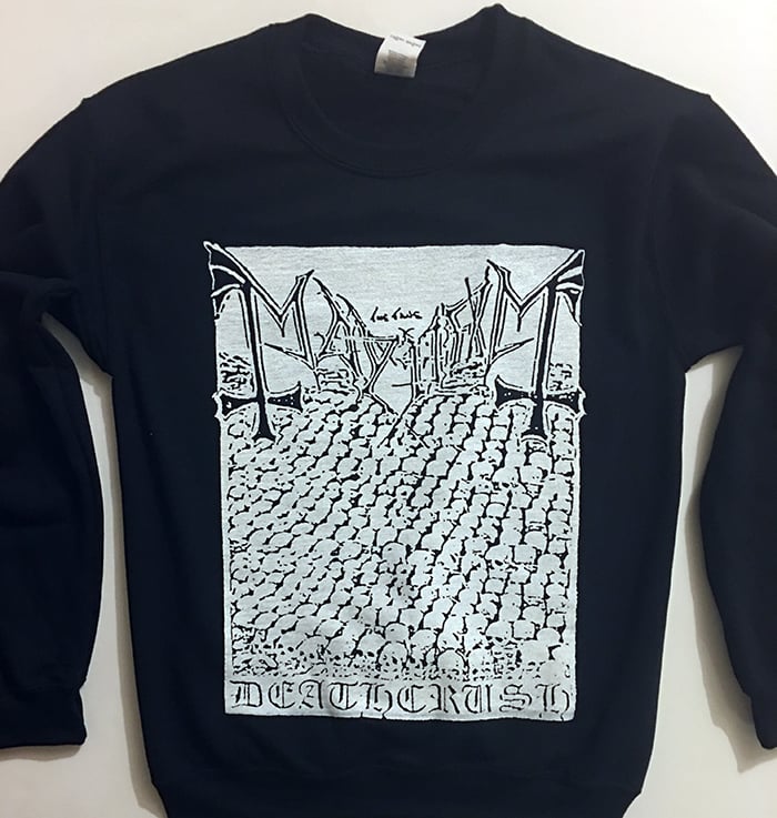 Mayhem " Deathcrush " Demo Sweatshirt | Necroharmonic