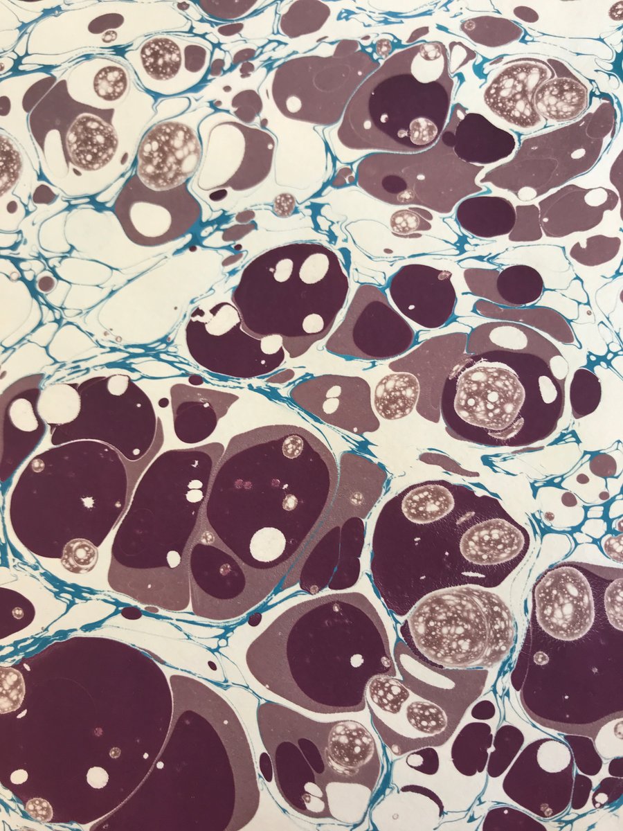 Marbled Paper #26 Raspberry Stormont' | Jemma Lewis Marbling and Design