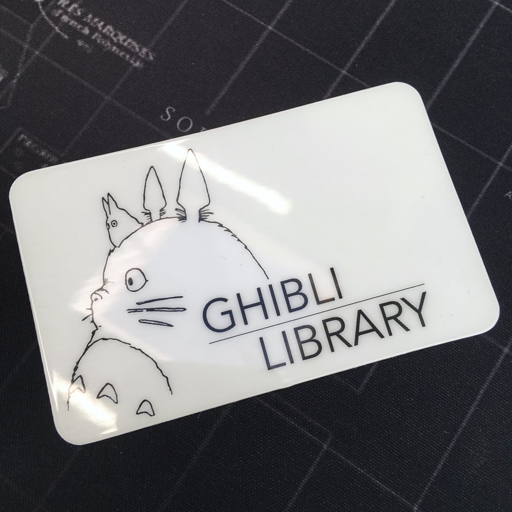 Ghibli Library Card | Tanuki Pouch