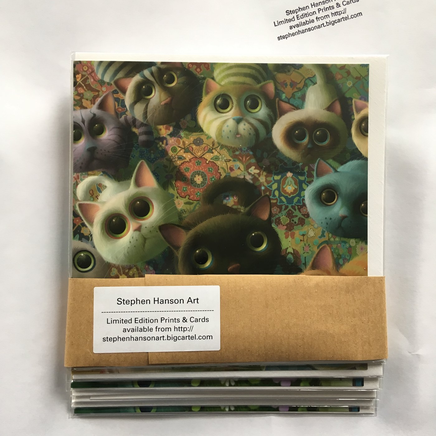 Cats Art Cards | Stephen Hanson Art