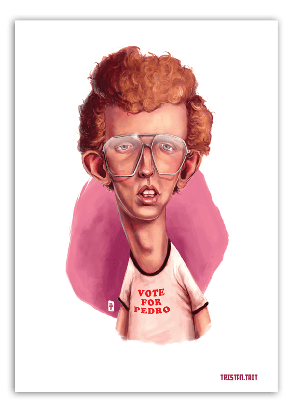 Napolean Dynamite - A3 Poster Print | Tristan Tait Illustrations