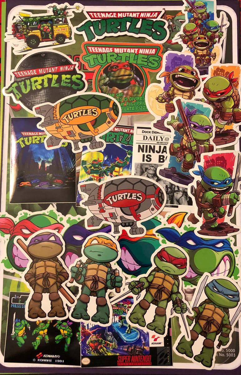 4" Premium Vinyl Stickers | TMNT_WIZ