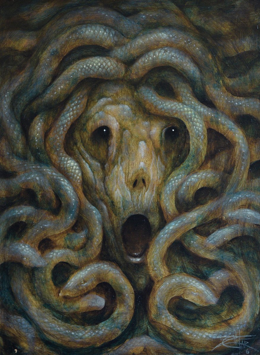 CHET ZAR STORE OF DOOM — "Medusa" Canvas Giclee 11x14"
