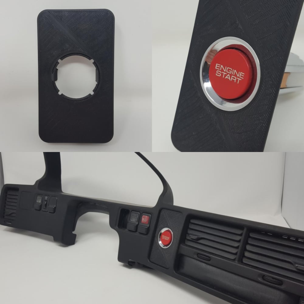 90-93 Acura Integra S2000 Push Button Start Panel (Climate Control Slot ...