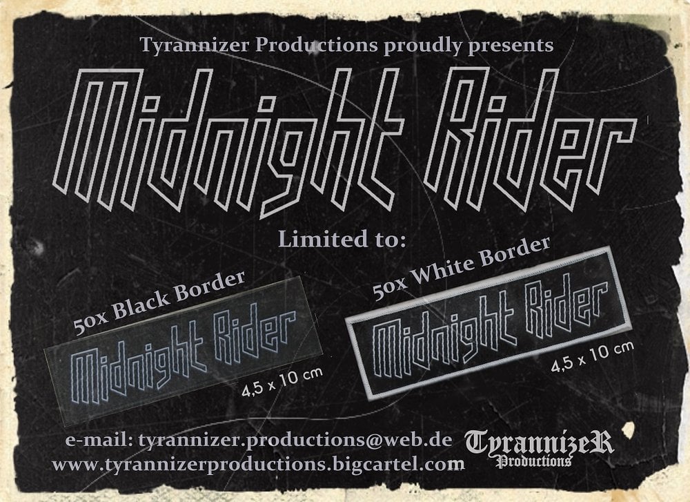 Midnight Rider - Logo Patch | Tyrannizer Productions