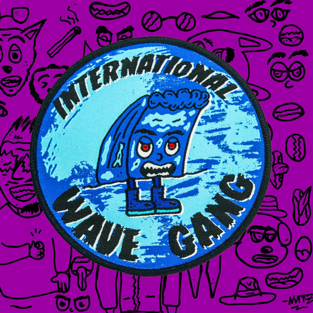 INTERNATIONAL WAVE GANG PATCH | Shoot Dope Spot