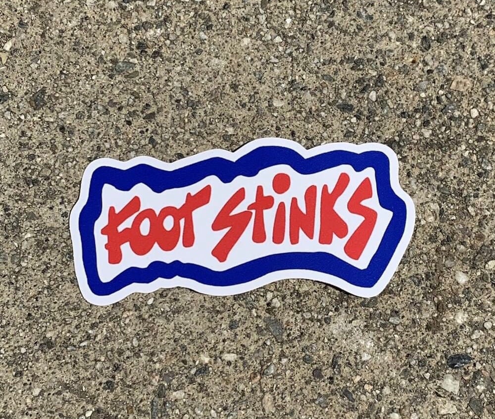 “Foot Stinks” Premium Vinyl Sticker | TMNT_WIZ