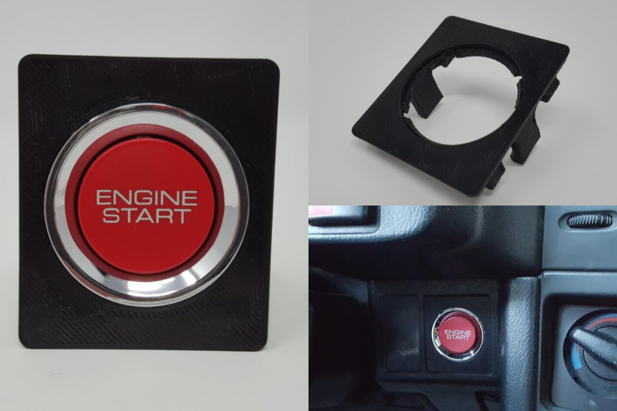 88-91 EF Honda S2000 Push Button Start Panel (CRX Civic Hatch Sedan ...