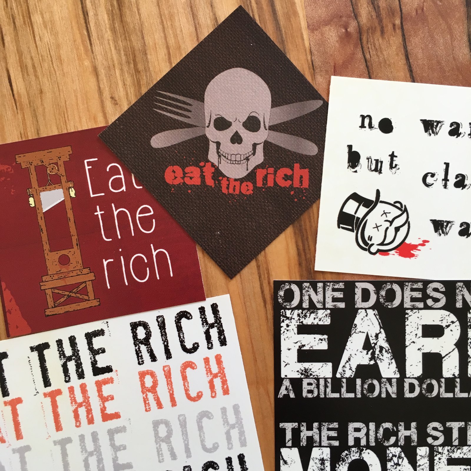 Housing Eat The Rich Communist Human Rights Sticker Pack Leftist ...
