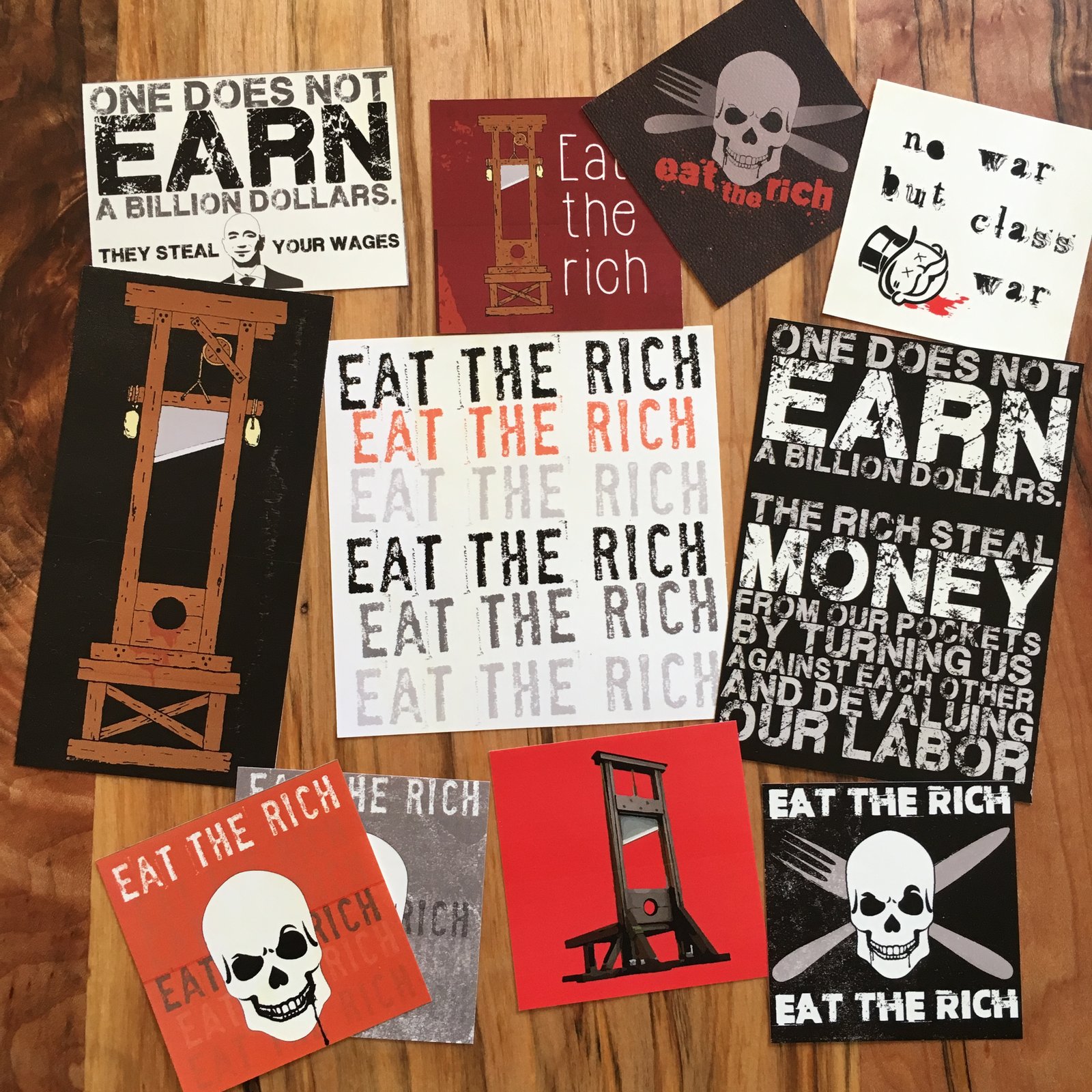 Craft Supplies & Tools Feminist Sticker Eat the Rich Sticker Dye-Cut ...