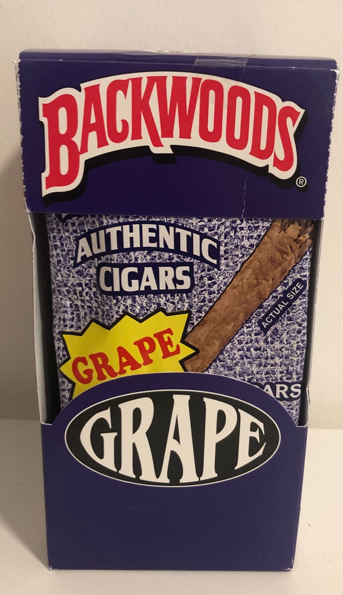 Grape Backwoods Cigars [1 box] - (8 packs of 5) | Backwoods Supply
