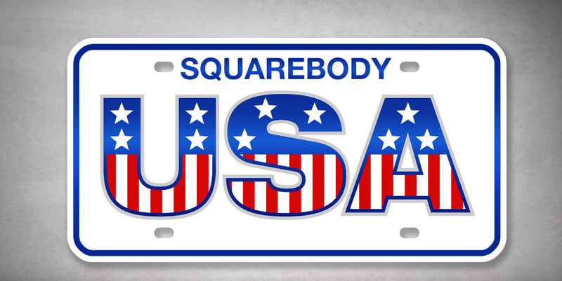 License Plate | Squarebody_USA