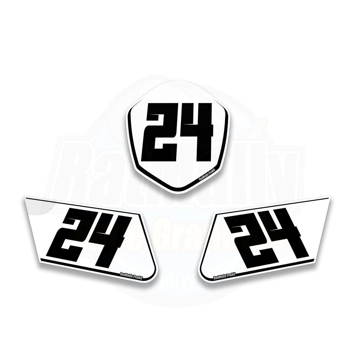 Race Number Boards to fit Aprilia RSV4 (all) / RatMally Graphics