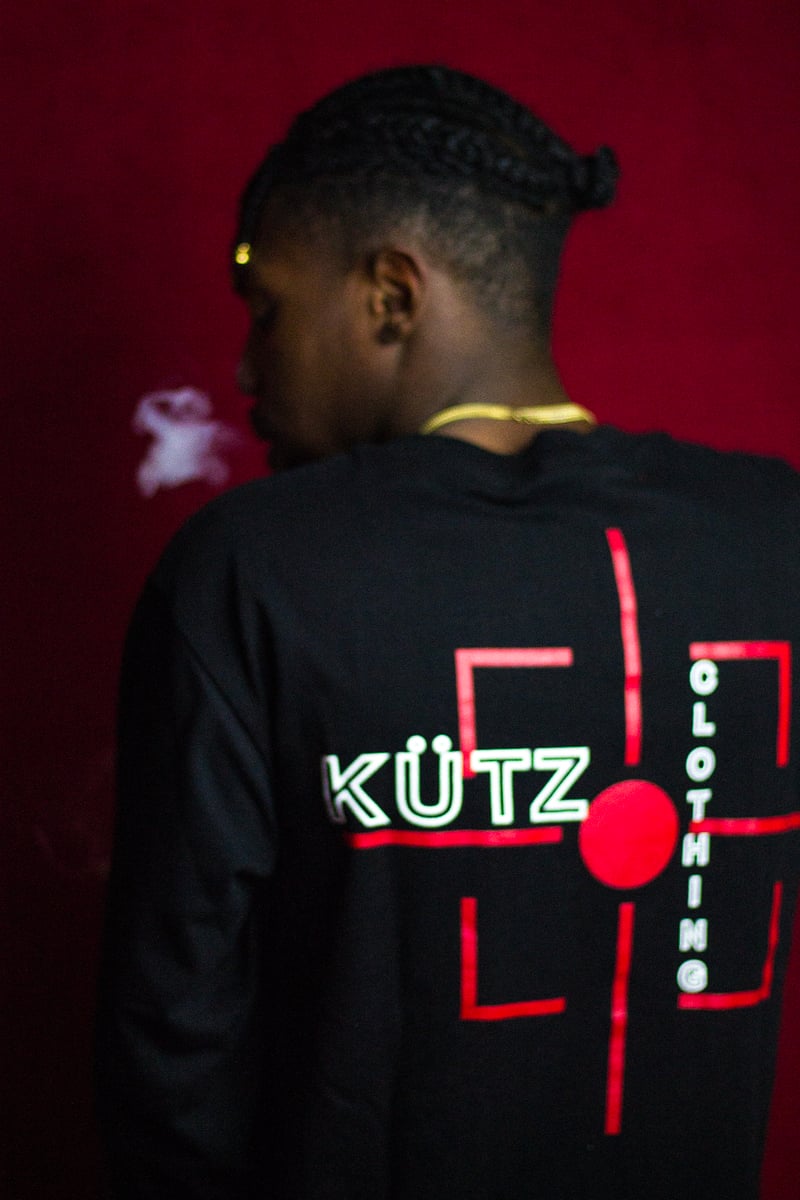 Black KüTz Aim High Long Sleeves | Kutz Clothing