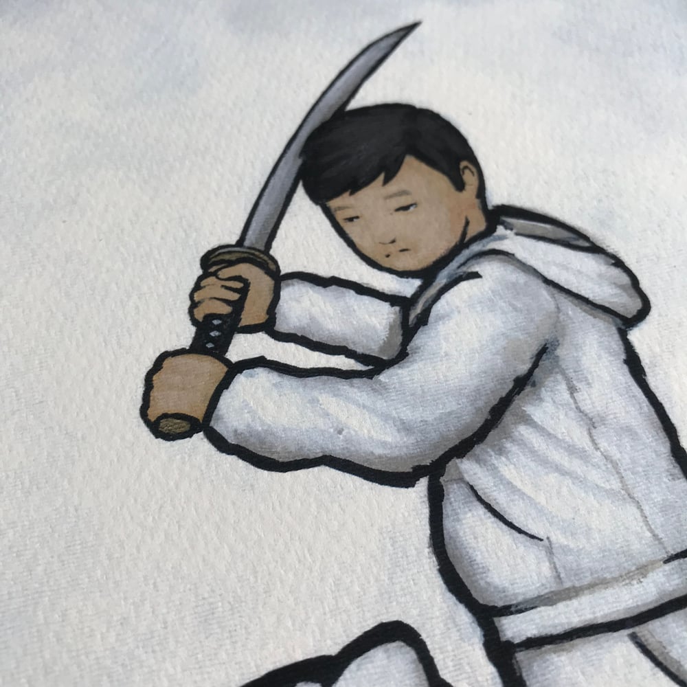 FLABSLAB — SEPPUKU print by Luke Chueh