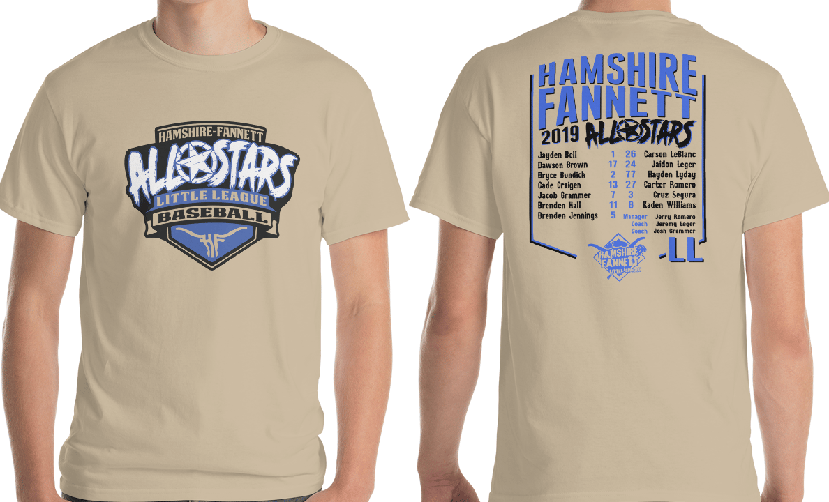 HFLL — 2019 HF All-Stars Roster Tee