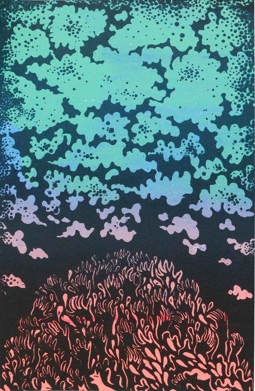 Night Wave – Screen Print | natasharussell