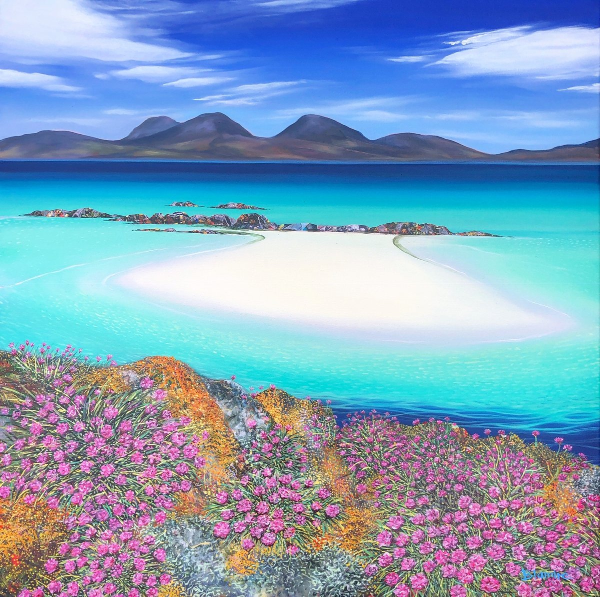 Hopeblamirestudio — Colonsay sea pinks print ALL sizes