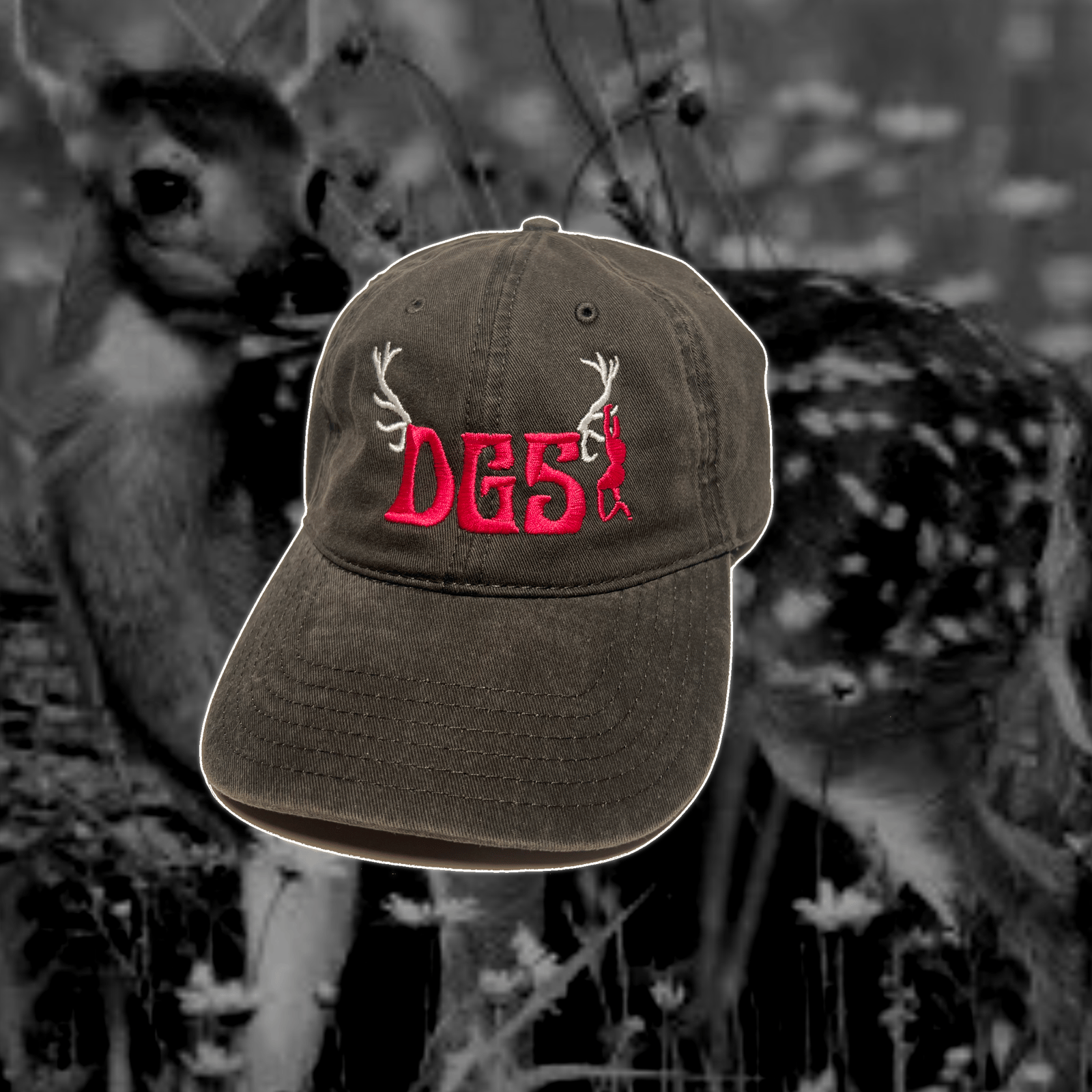 BIG BRA HUNTER DAD HAT W/ VELCRO STRAP | Diegos Gift Shop