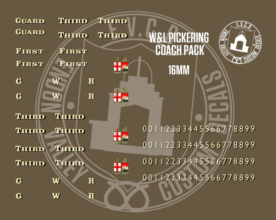 GWR | Endon Valley Custom Decals