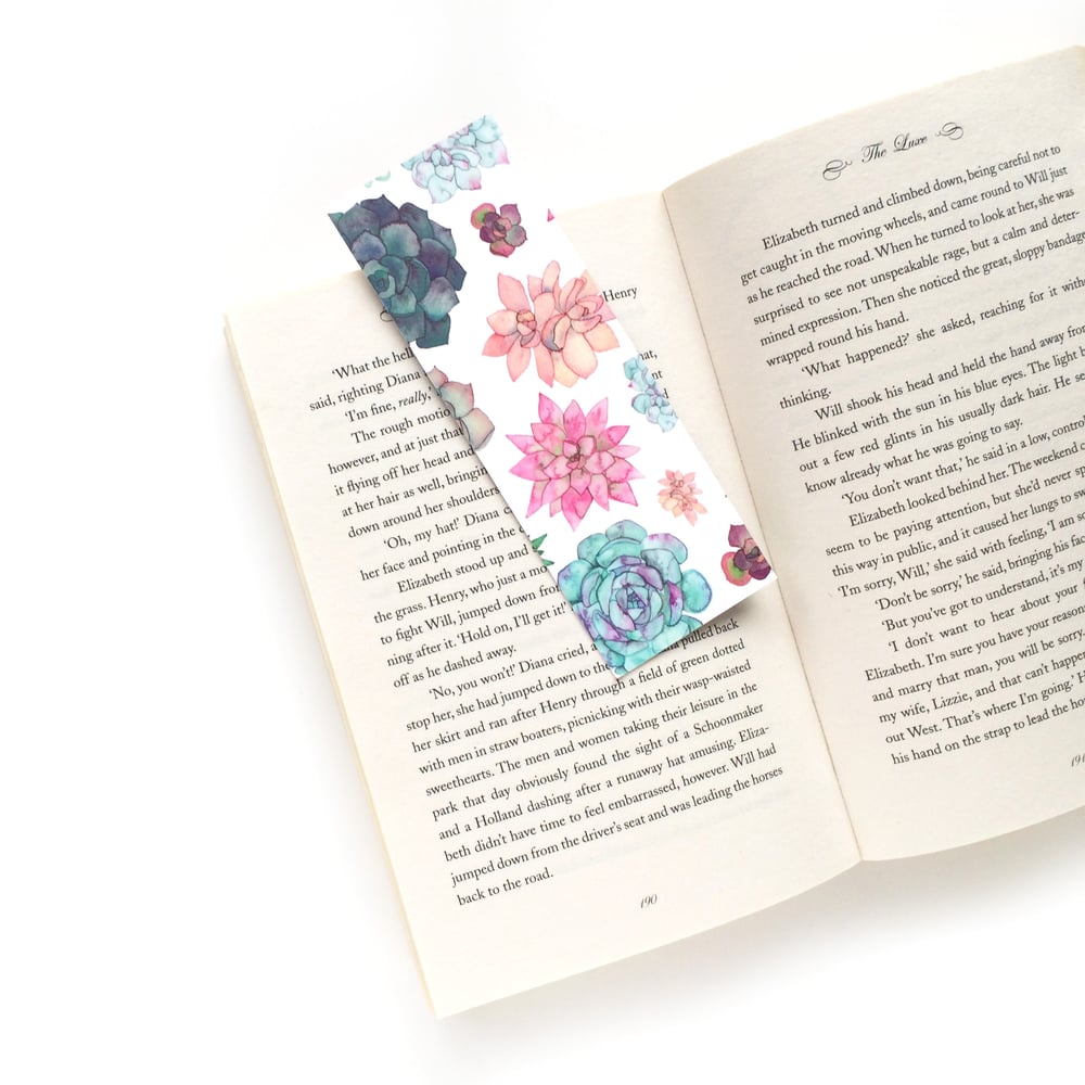 Reading Challenge Double sided Bookmark | Elena O'Neill Illustration