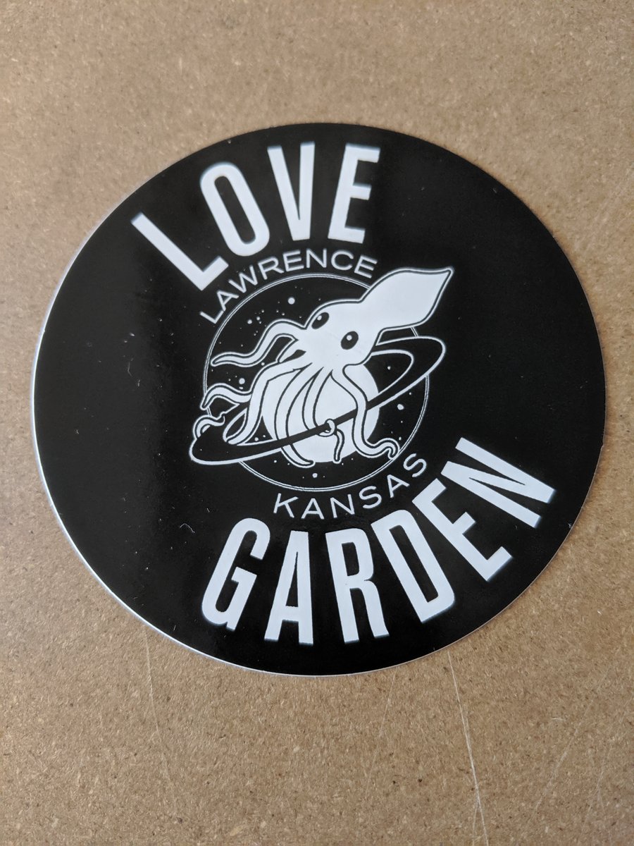 Black Logo Sticker | Love Garden Sounds