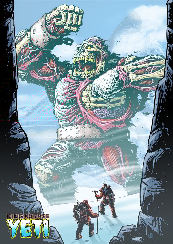 KING KORPSE YETI poster | The James Groman Store