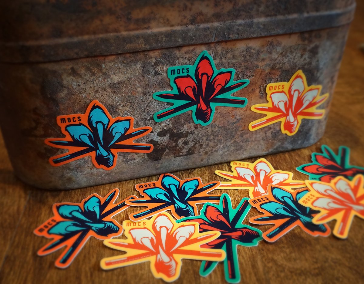 Claw Logo Stickers | Masters of Chicken Scratch