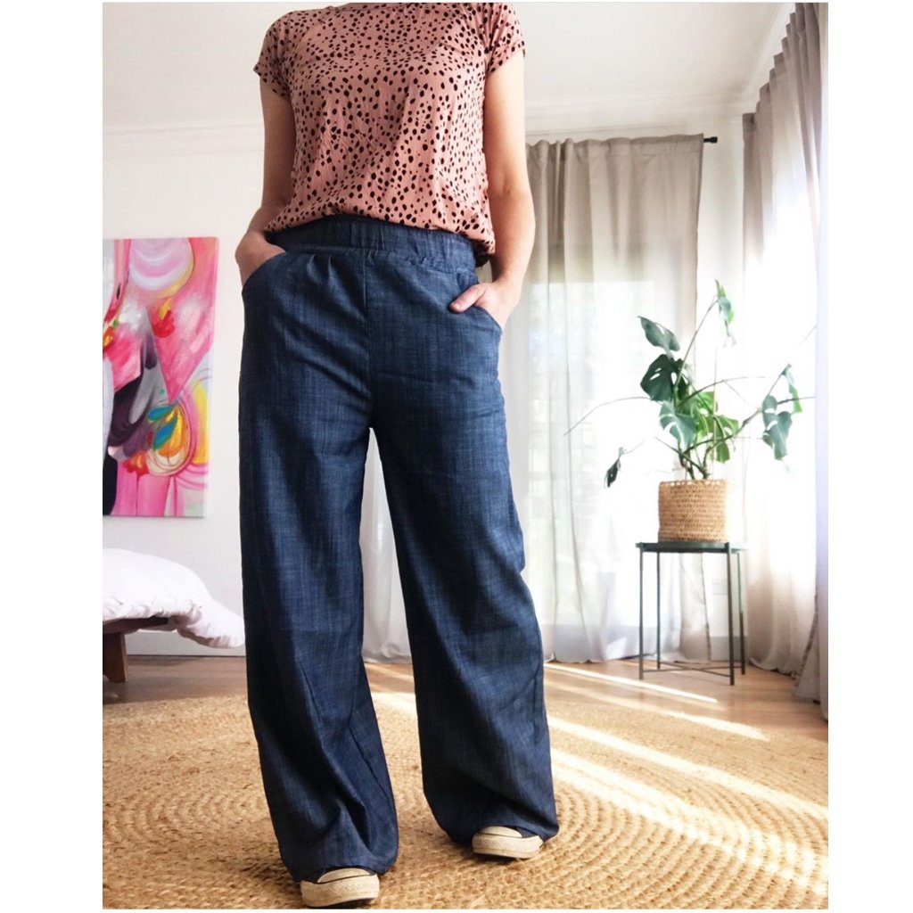 Custom Wide Leg Pants - choose your fabric | Rummage Style