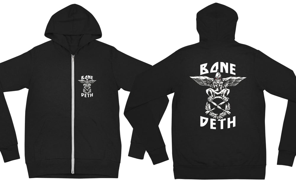 Bone Deth Hoodies - 5 logos | BONE DETH STITCHES