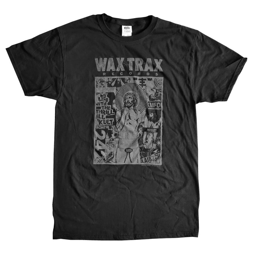 WAX TRAX! - T-Shirt / Industrial Accident Collage | Wax Trax! Records