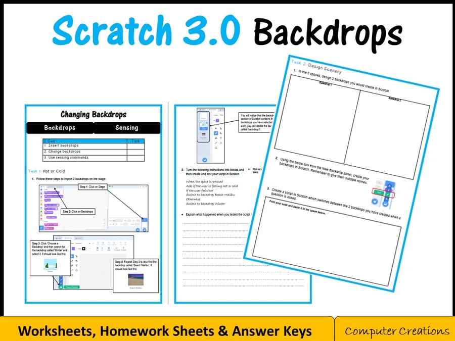 Scratch Coding Programming - Changing Backdrops Lesson (Scratch 3.0 ... Scratch Coding Programming - Changing Backdrops Lesson (Scratch 3.0 ...