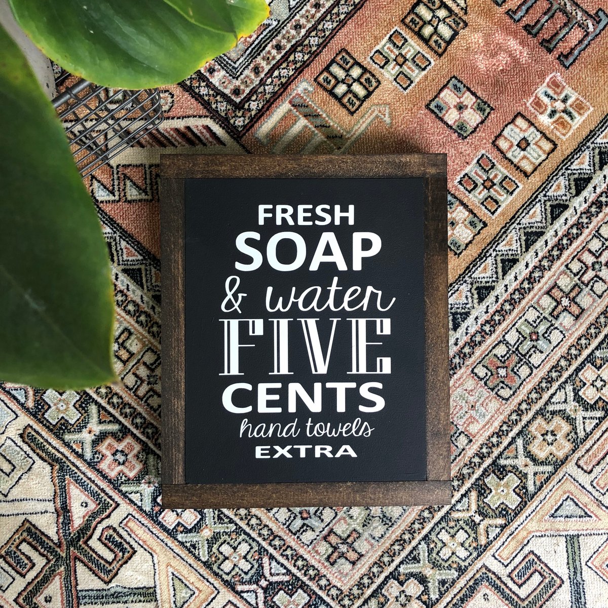 Fresh Soap and Water | Chalked signs