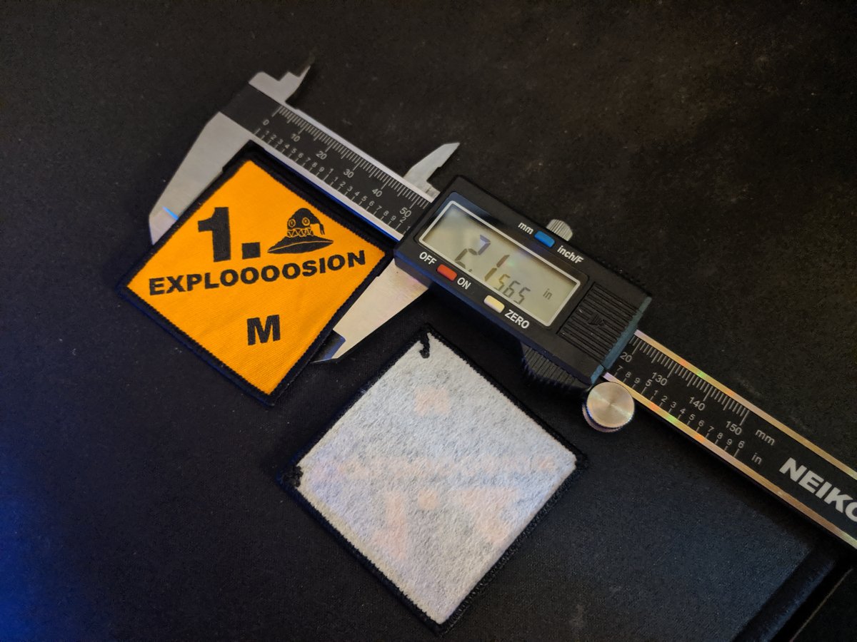 *BLEMISHED* 1.Megumin Patch NO Hook & Loop Backing SMALL | Diode Art ...