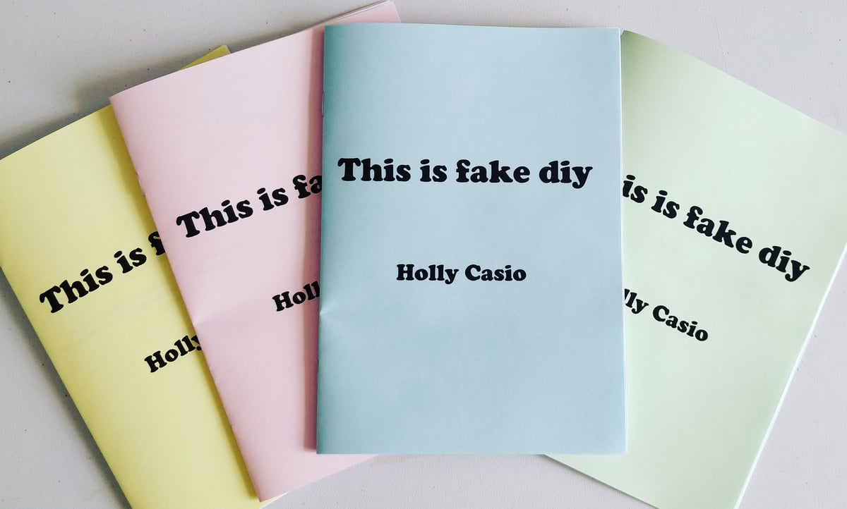 This is fake diy | Cool Schmool Zines