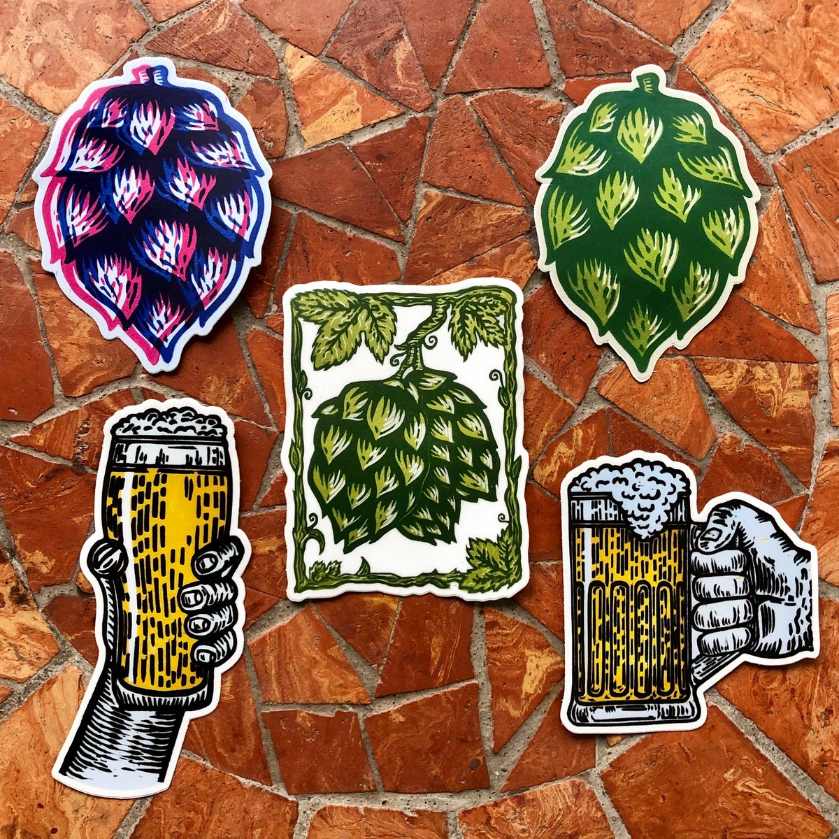 Beer stickers | Party Time Design