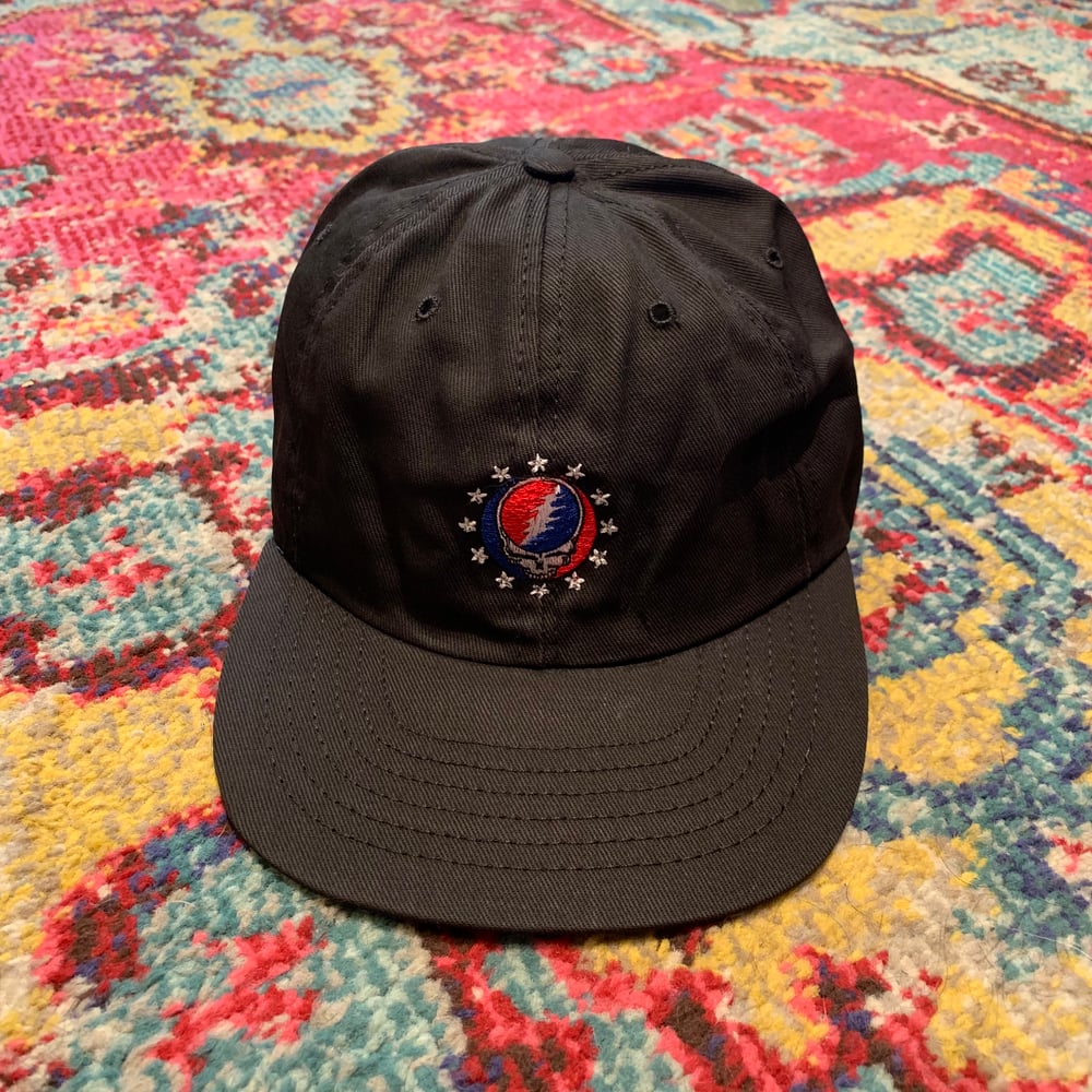 Original Vintage Grateful Dead 1990’s Steal Your Face! Black! | Dead Hats Original Vintage Grateful Dead 1990’s Steal Your Face! Black! | Dead Hats